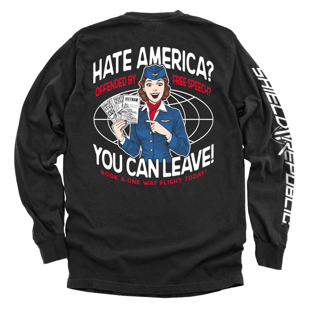 Hate America Offended By Free Speech You can Leave – Shield Republic