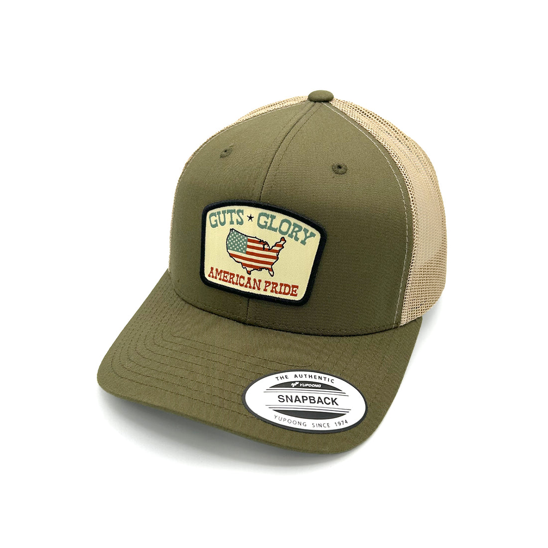 Guts Glory American Pride Woven Patch Hat – Shield Republic