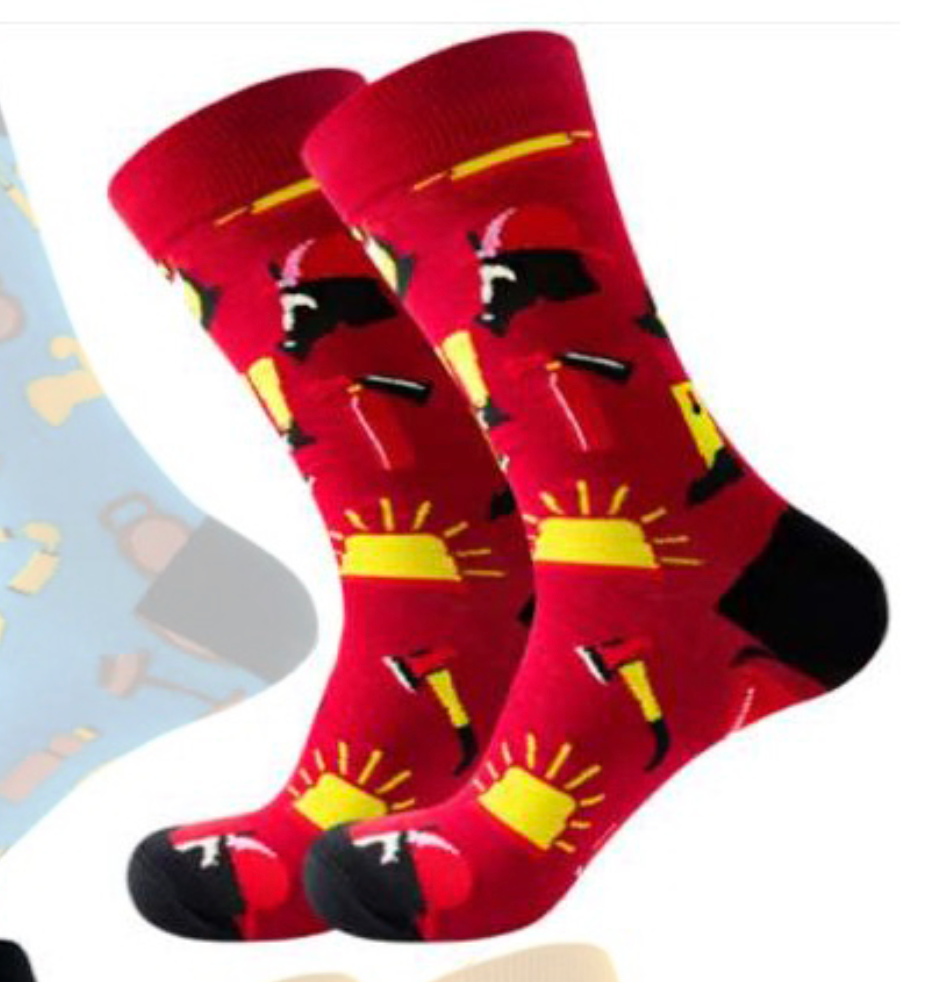 Firefighter Novelty Socks – Shield Republic