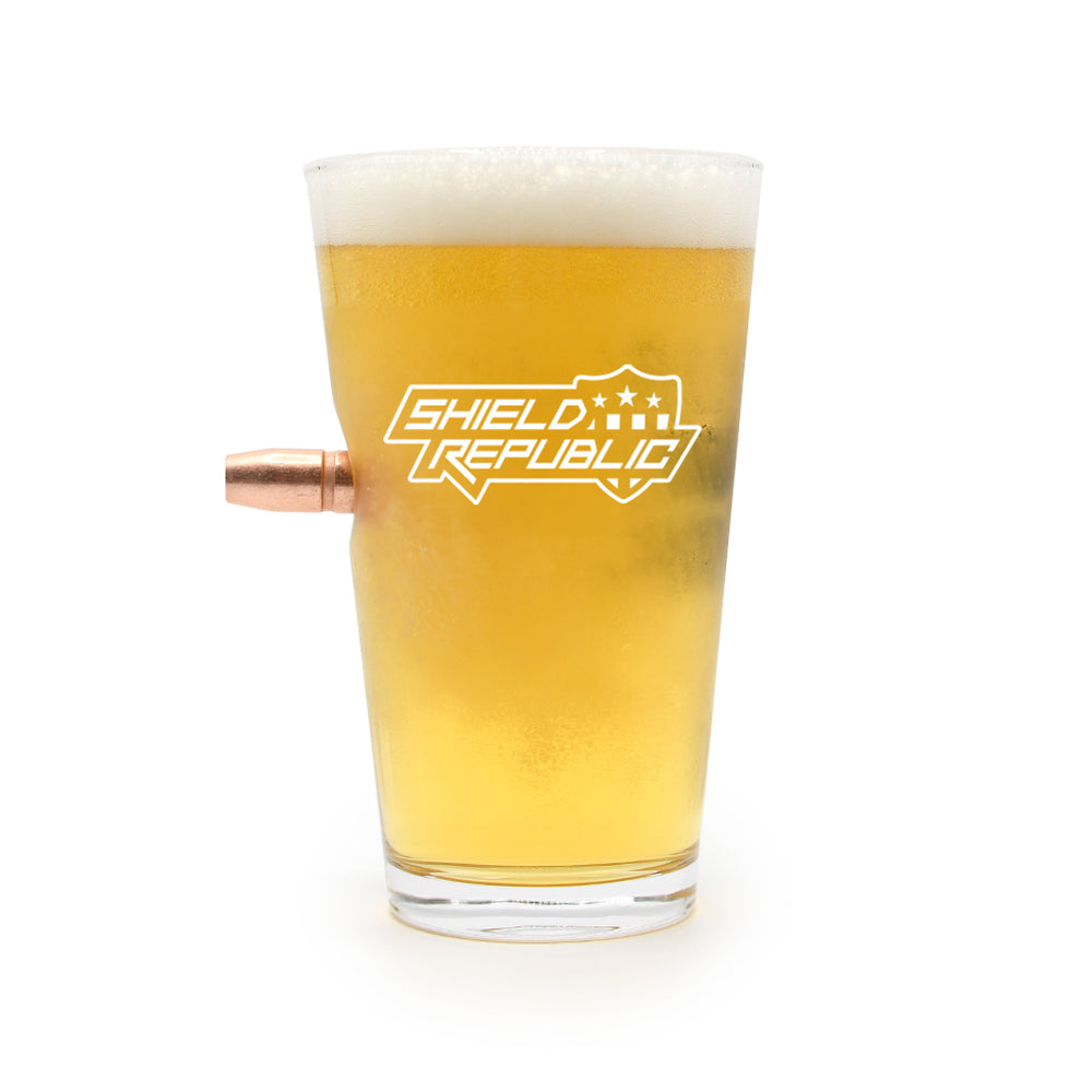 Firearm Flag - 50 Cal Pint Glass – Shield Republic