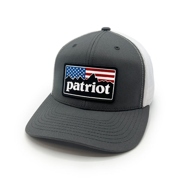 Patriot Mountains Woven Patch Hat – Shield Republic