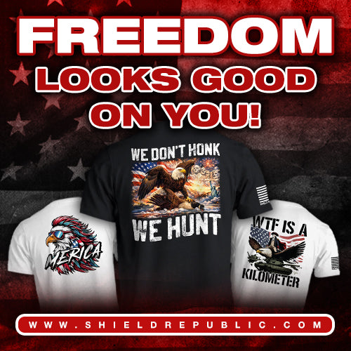 Buy Patriotic Shirts and 2nd Amendment Shirts | ShieldRepublic – Shield ...