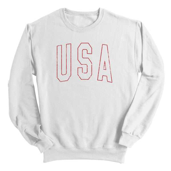 USA Collegiate Solid White (Front) – Shield Republic