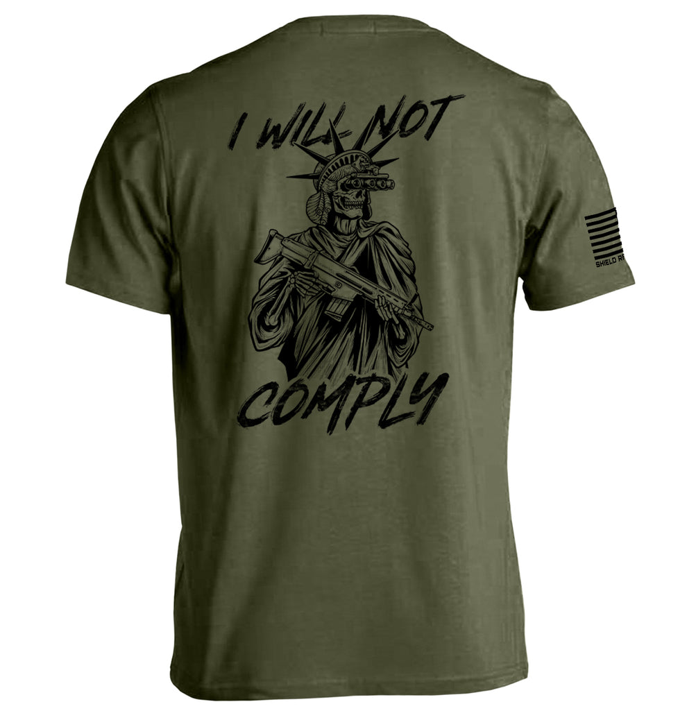 I Will Not Comply – Shield Republic