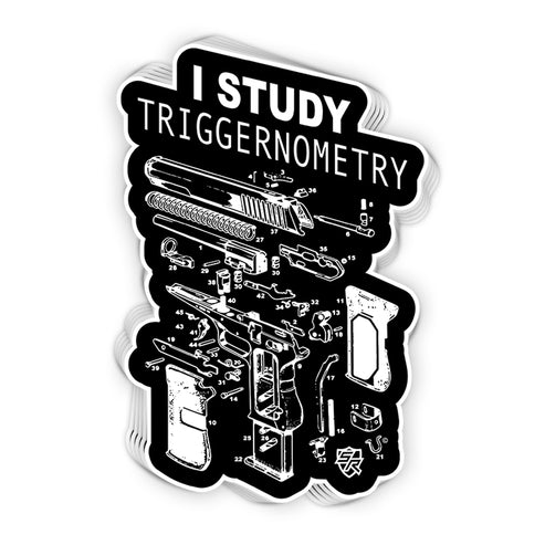 I Study Triggernometry Decal – Shield Republic