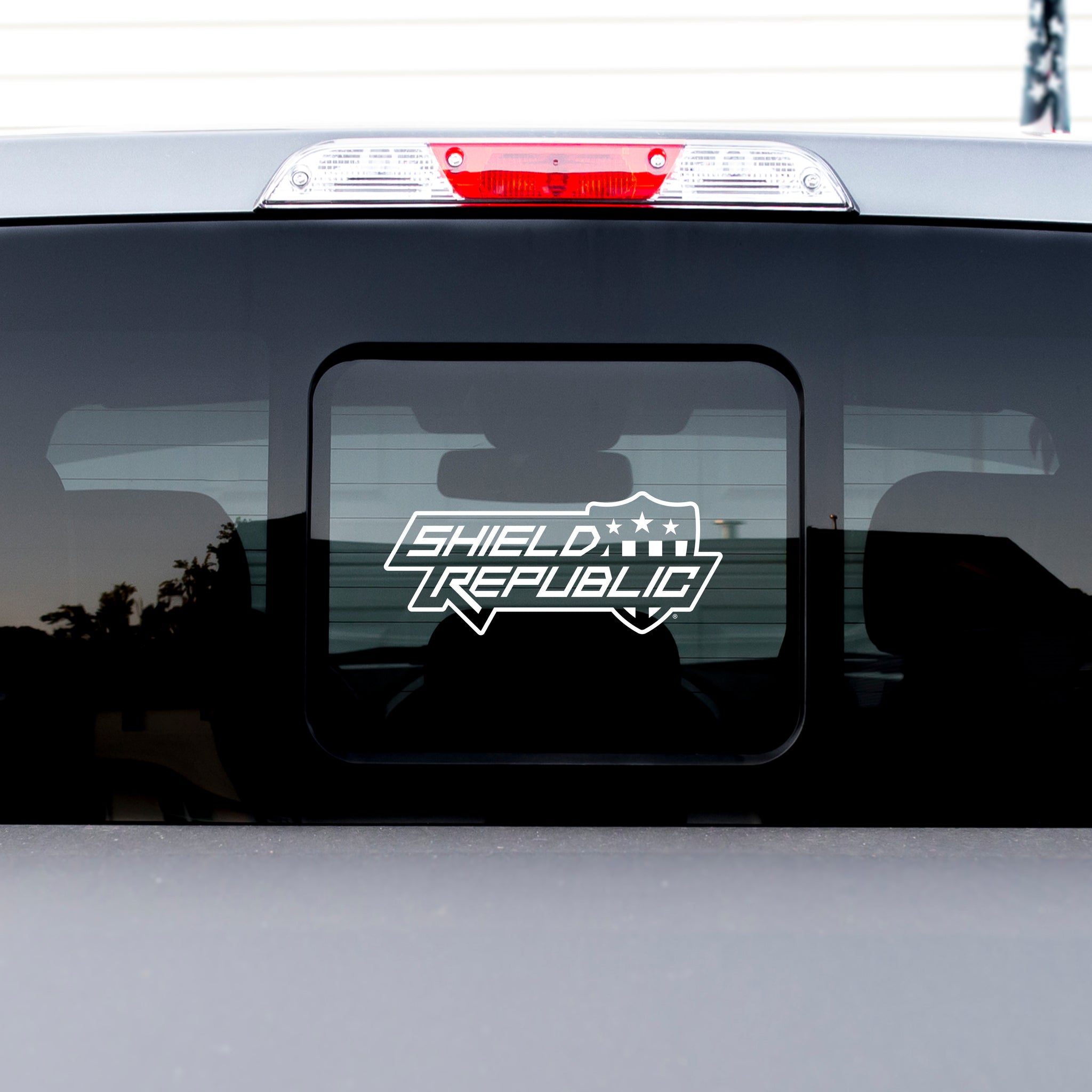 Shield Republic Logo Vinyl Transfer